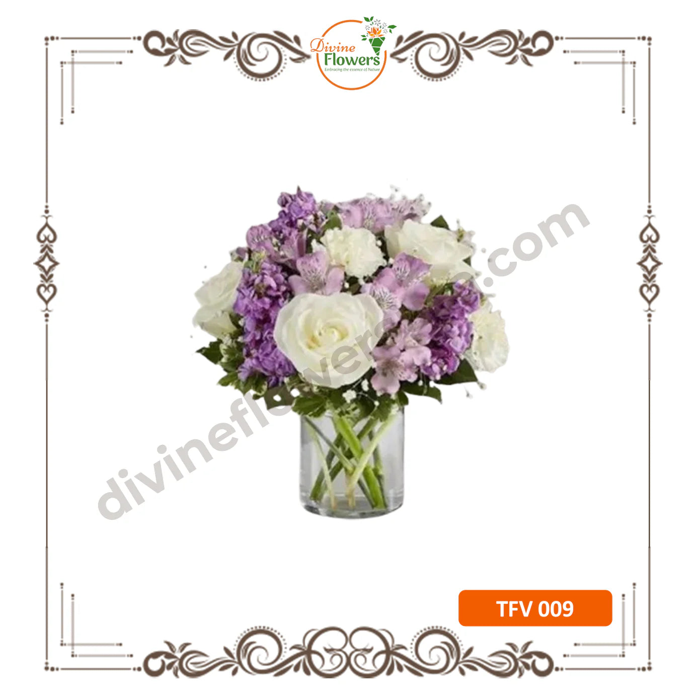 Elegant Table Flower Vases | Divine Flowers