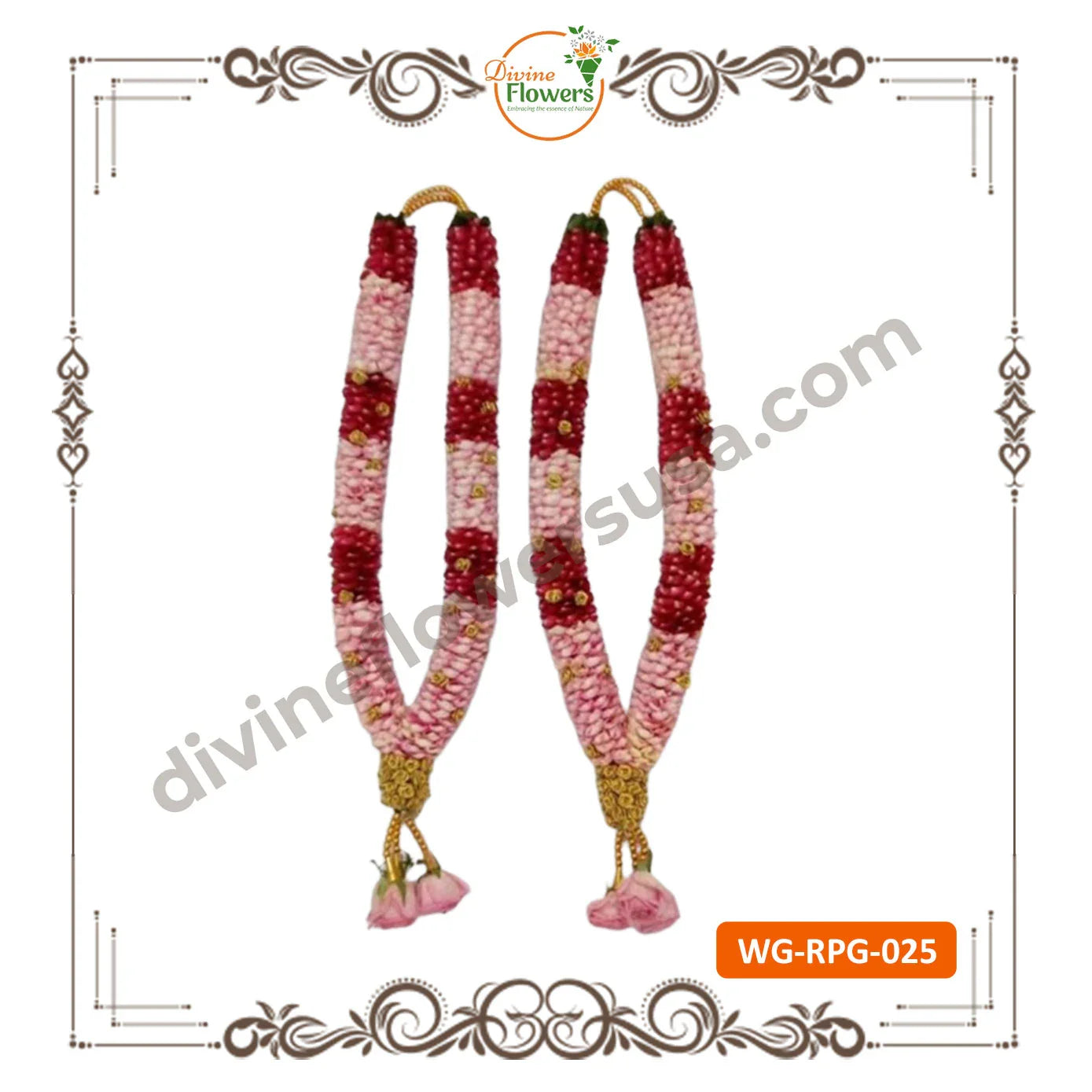 Elegant Rose Petal Garlands | Weddings & Events – Divine Flowers